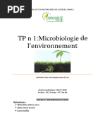 Dénombrements Bactériens TD | PDF | Bactérie | Microbiologie
