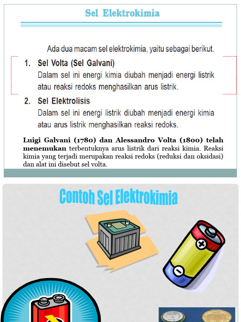Sel Volta: Energi Kimia ke Listrik | PDF