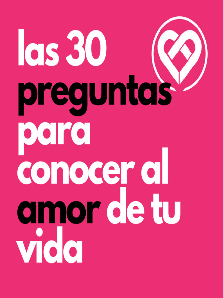 30 Preguntas Amor de Tu Vida | PDF