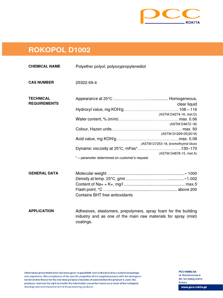 Rokopol-D1002 Broszura en | PDF