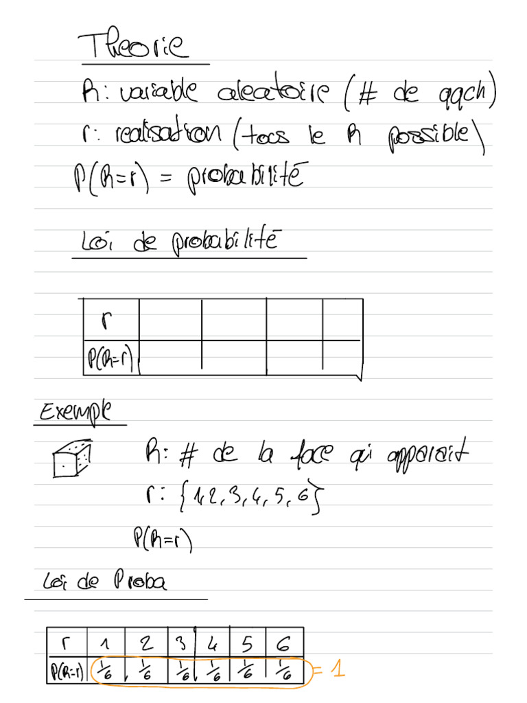 Introduction à la théorie des probabilités | PDF | Théorie statistique ...
