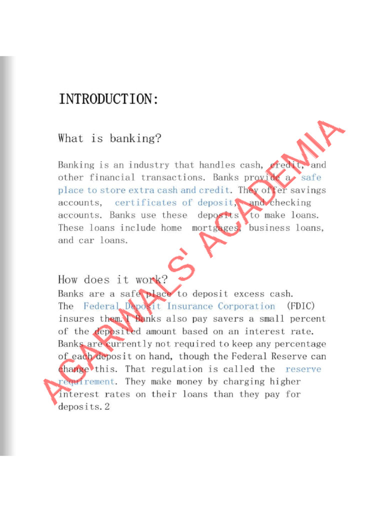 Class 10 Maths Banking Project | PDF | Transaction Account | Banks