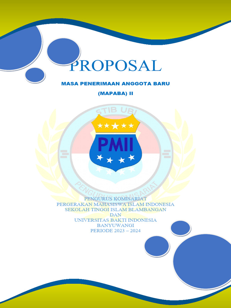 Pelatihan Kader Dasar PKD VI PMII | PDF