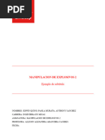 Tronex Plus 915 Ficha Tecnica | PDF | Material explosivo | Explosión