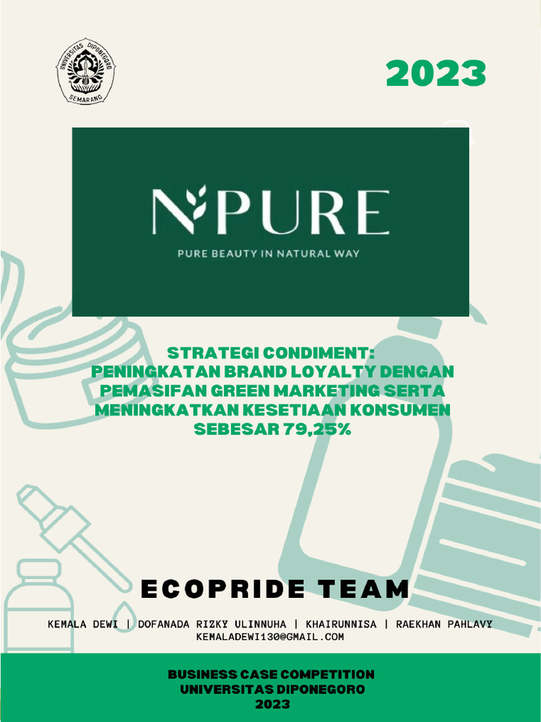 Strategi Green Marketing Npure | PDF