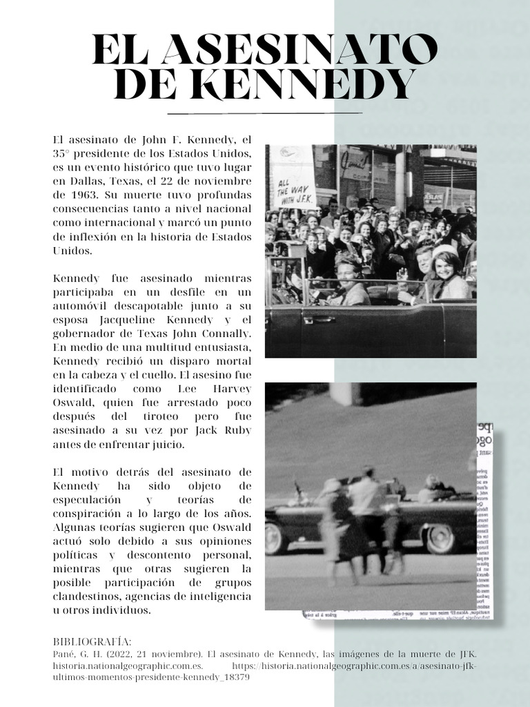 El Asesinato de Kennedy | PDF | Asesinato de John F. Kennedy | John F. Kennedy