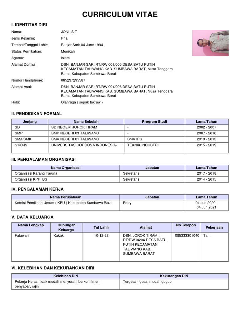 Print CV 001 PLN | PDF