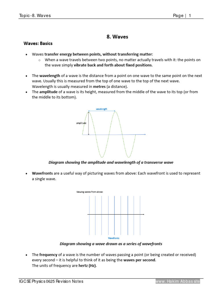 Waves | PDF | Waves | Frequency