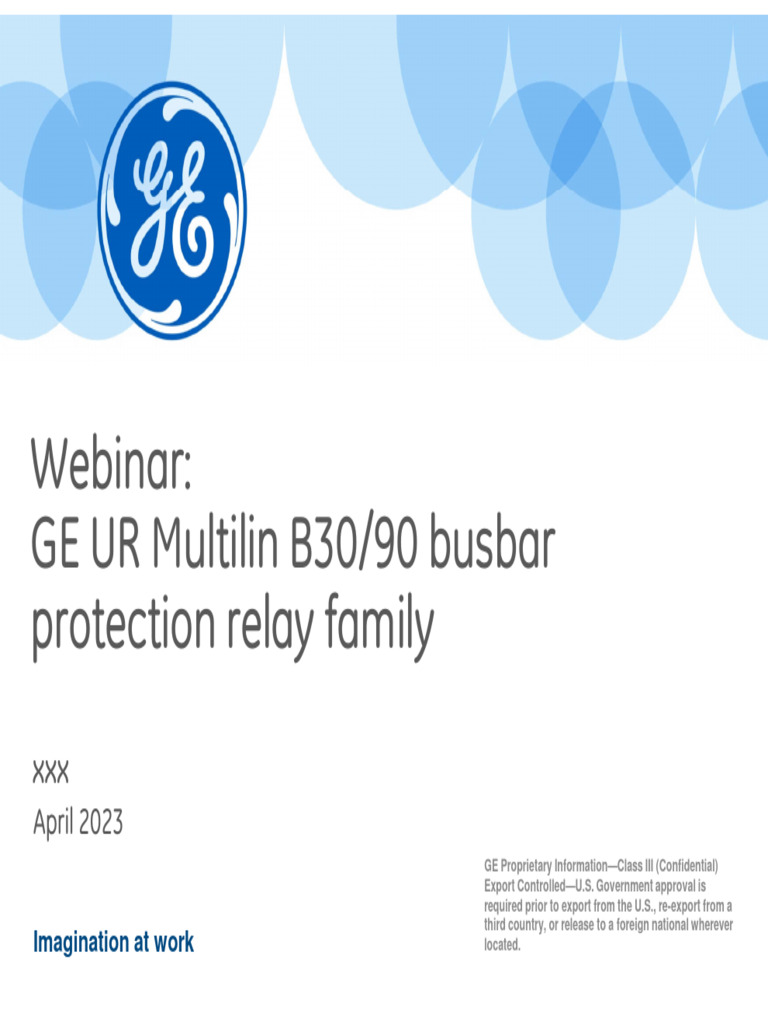 GE B90 Busbar Protection Overview | PDF | Electrical Network | Input/Output
