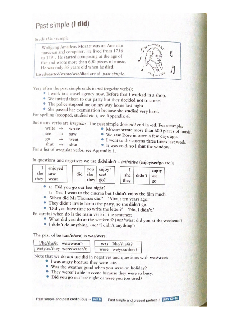 Past Simple (I Did) | PDF