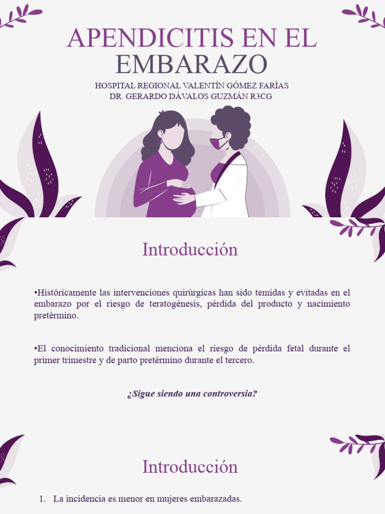 Apendicitis en El Embarazo | PDF | El embarazo | Salud pública