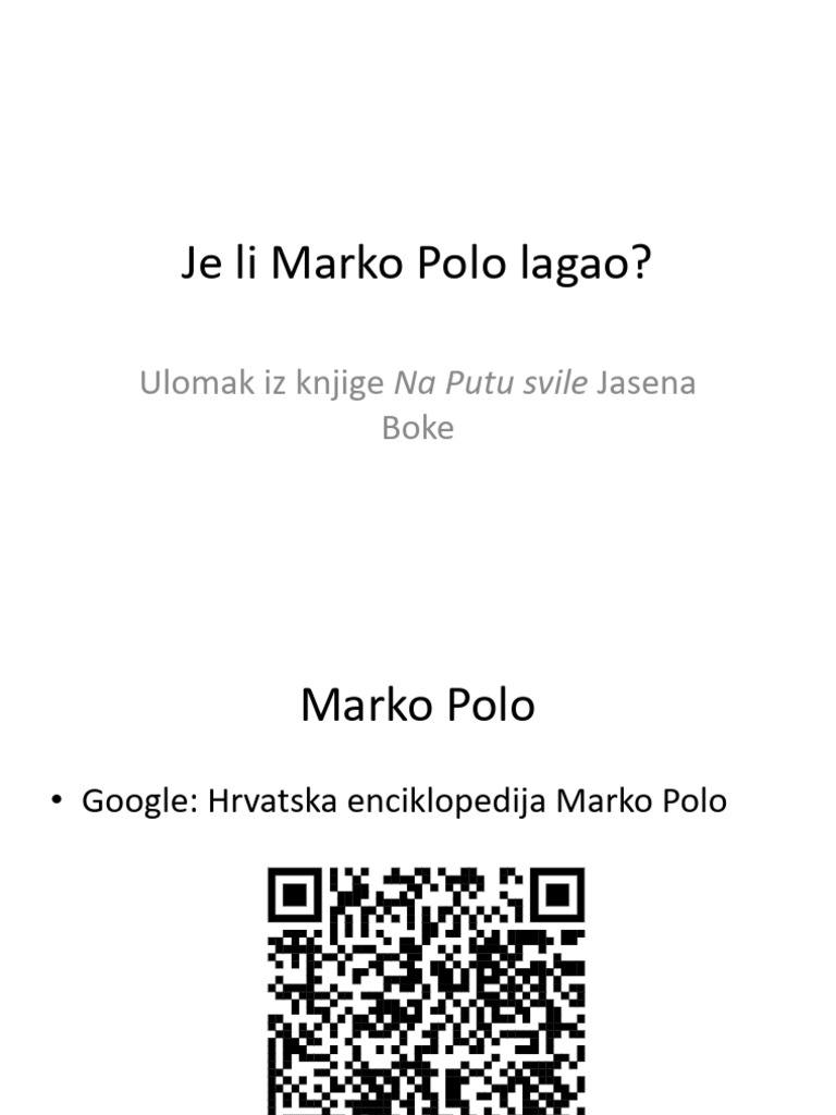 02 Je Li Marko Polo Lagao | PDF