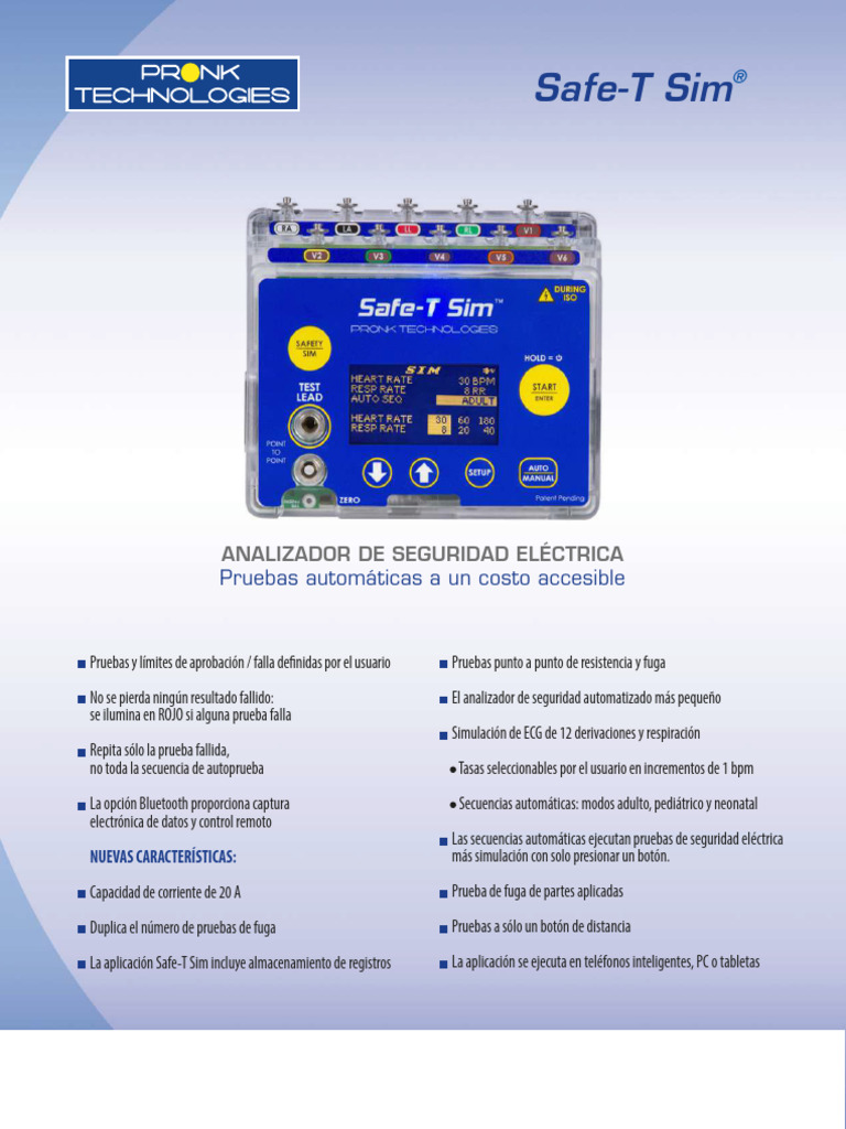 Partida 5 Ficha - Tecnica-Safe-T - Sim | Descargar gratis PDF | Tableta ...