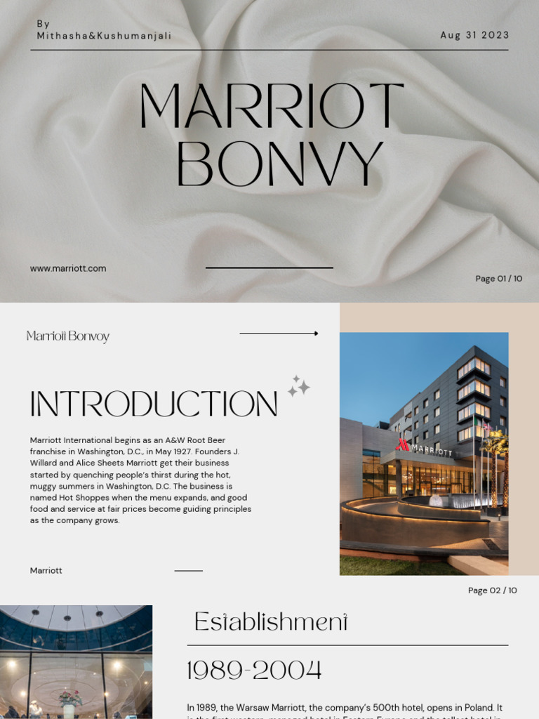 Marriott Bonvoy | PDF | Marriott International | Hospitality Industry