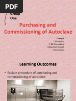 Qualification of Autoclave | PDF | Sterilization (Microbiology ...