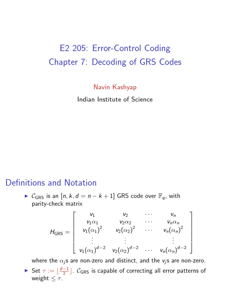 E2 205 Module7 | PDF | Equations | System Of Linear Equations