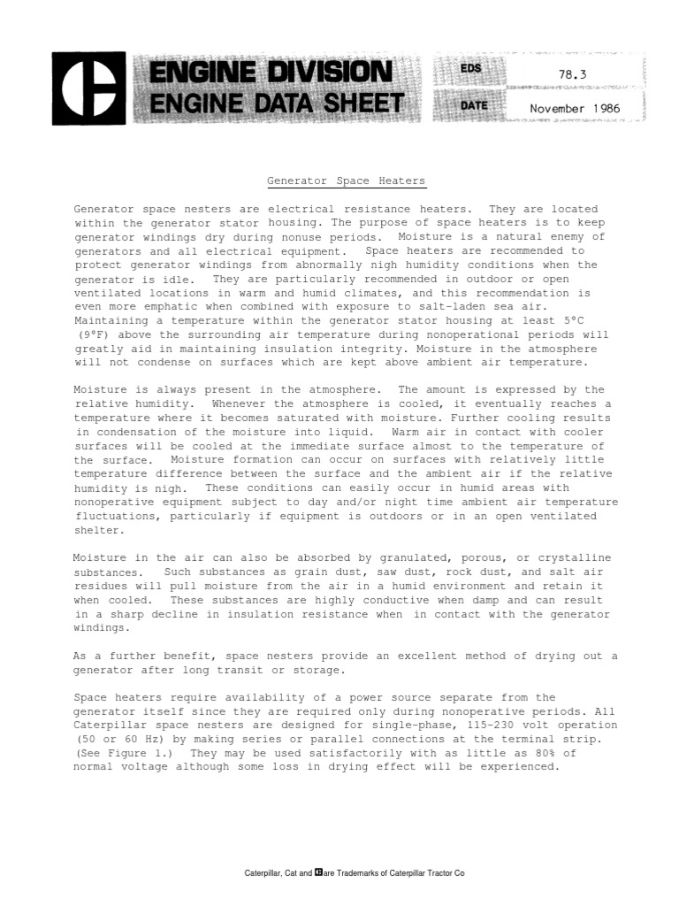 Generator Space Heaters | PDF | Humidity | Atmosphere Of Earth