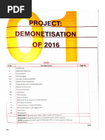 Demonetization Project Class12 Economics | PDF
