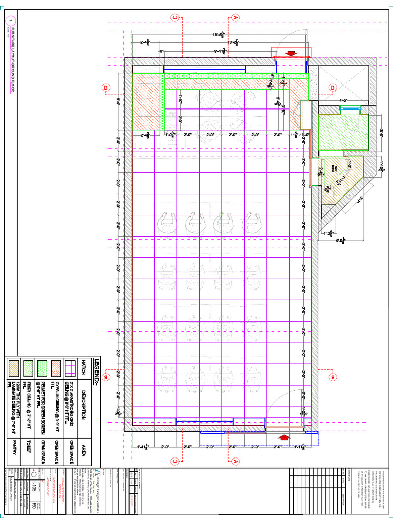 False Ceiling Layout | PDF