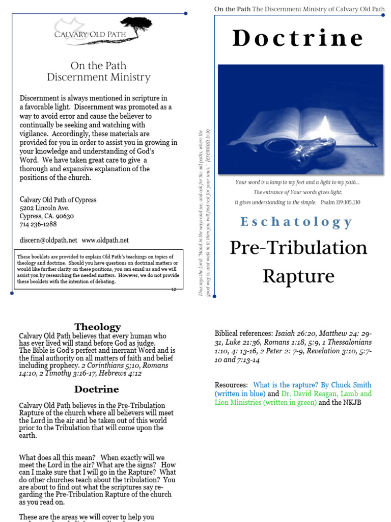 Rapture Final | Download Free PDF | Rapture | Jesus