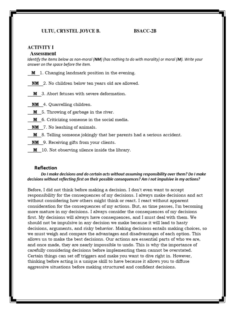 Ultu, Crystel Bsacc 2B | PDF