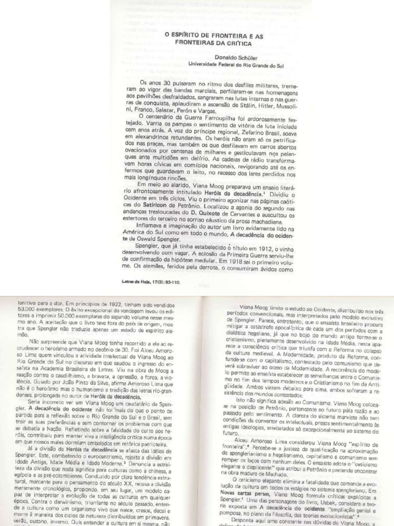 Espírito Critico Donald Schuller | PDF