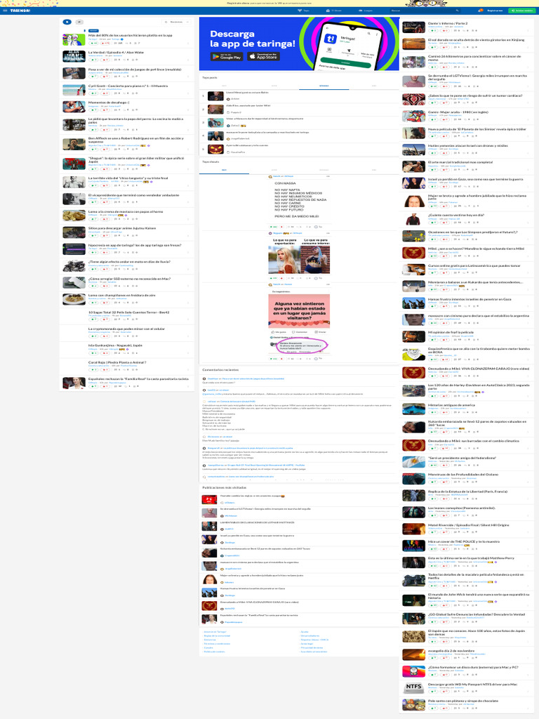 Taringa! - Inteligencia Colectiva en Taringa! | PDF