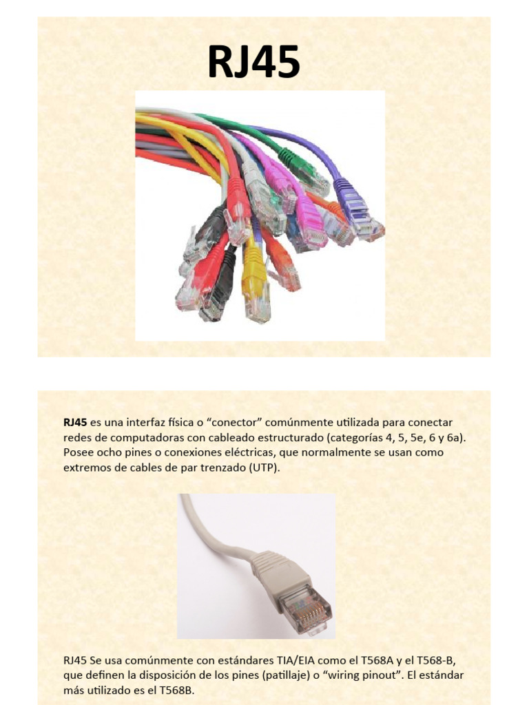 Conector RJ45 | PDF | Equipo | Telecomunicaciones
