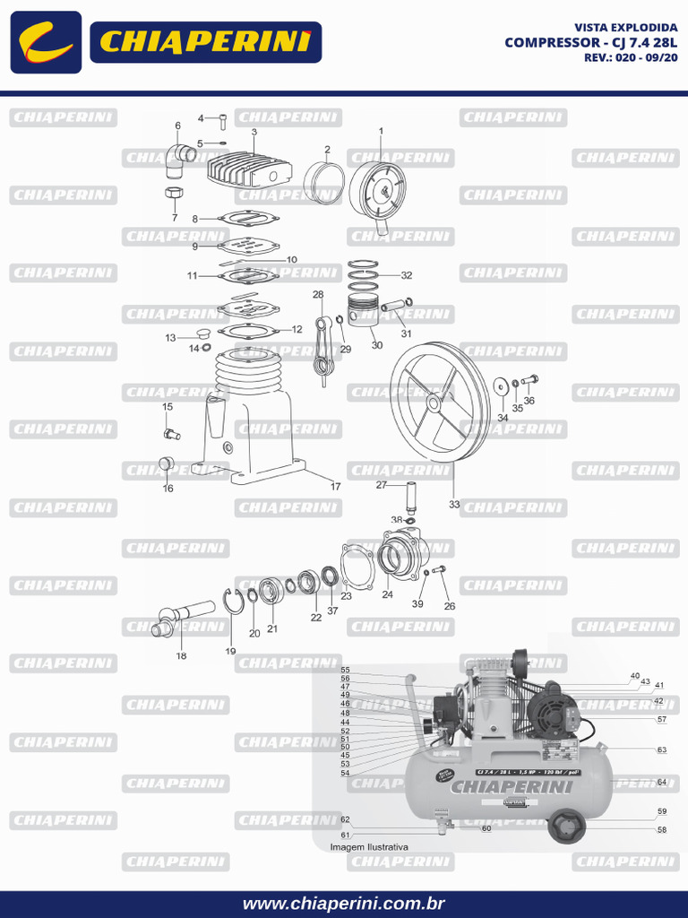 Vista Explodida CJ 7 4 28l - Chiaperin-020 | PDF