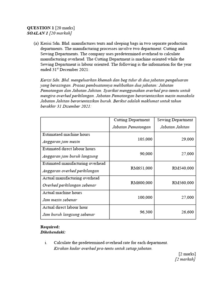 Aa025 PSPM 2122 Question | PDF | Teknologi & Rekayasa