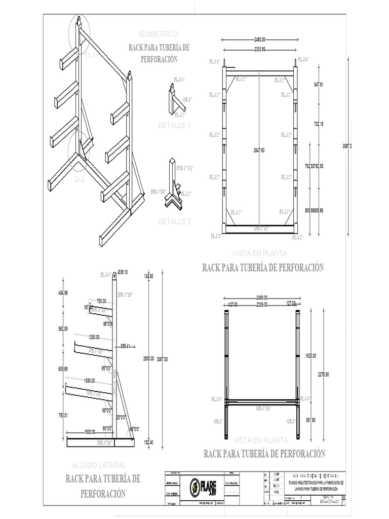 Rack para Colocación de Tuberia | PDF
