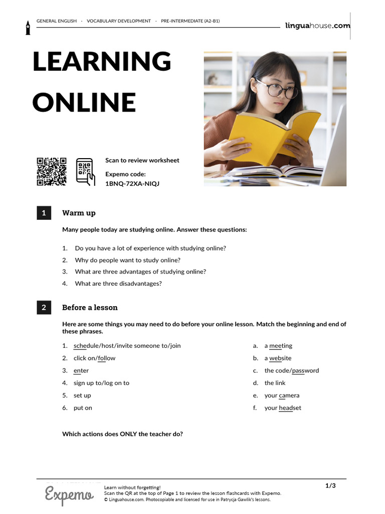 Learning Online British English Teacher | PDF | Flashcard | Learning