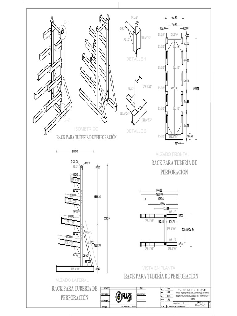 RACK PARA TUBERIA DE PERFORACION 2 | PDF