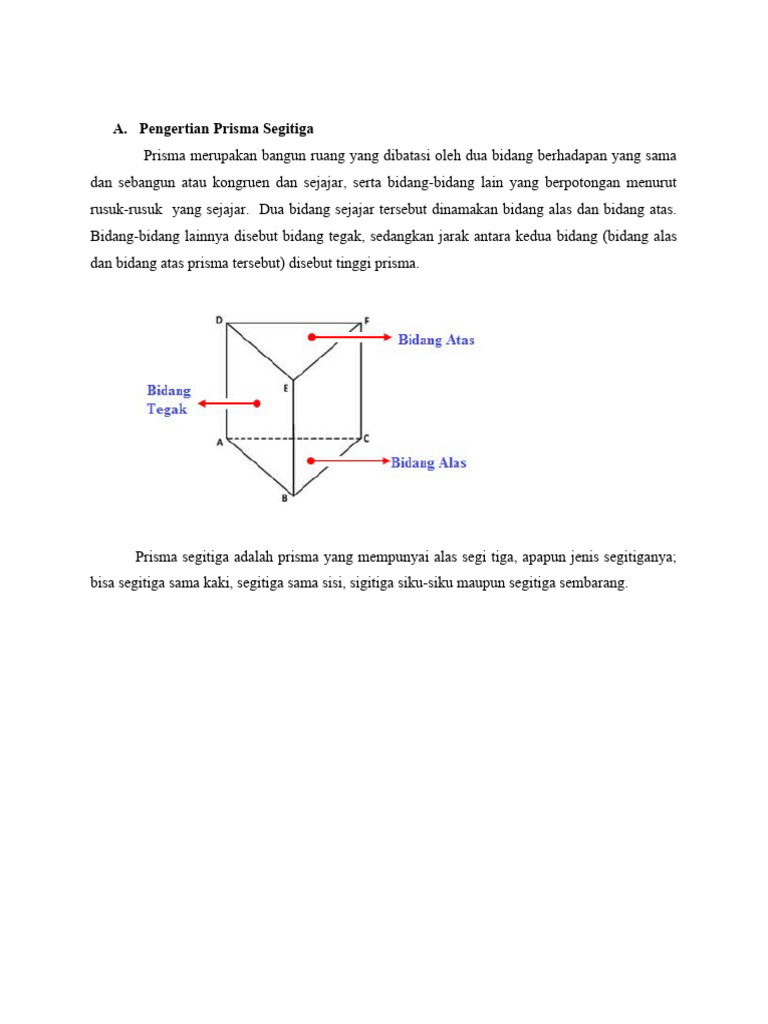 Sifat dan Rumus Prisma Segitiga | PDF | Metode & Bahan Ajar | Sains ...