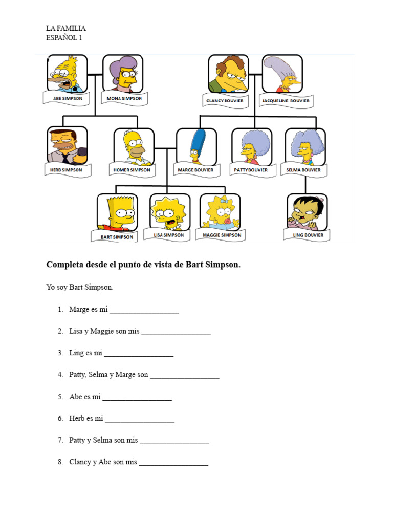 LafamiliaLosSimpsons 1 | PDF | Cocina, comidas y vino | Artes del ...
