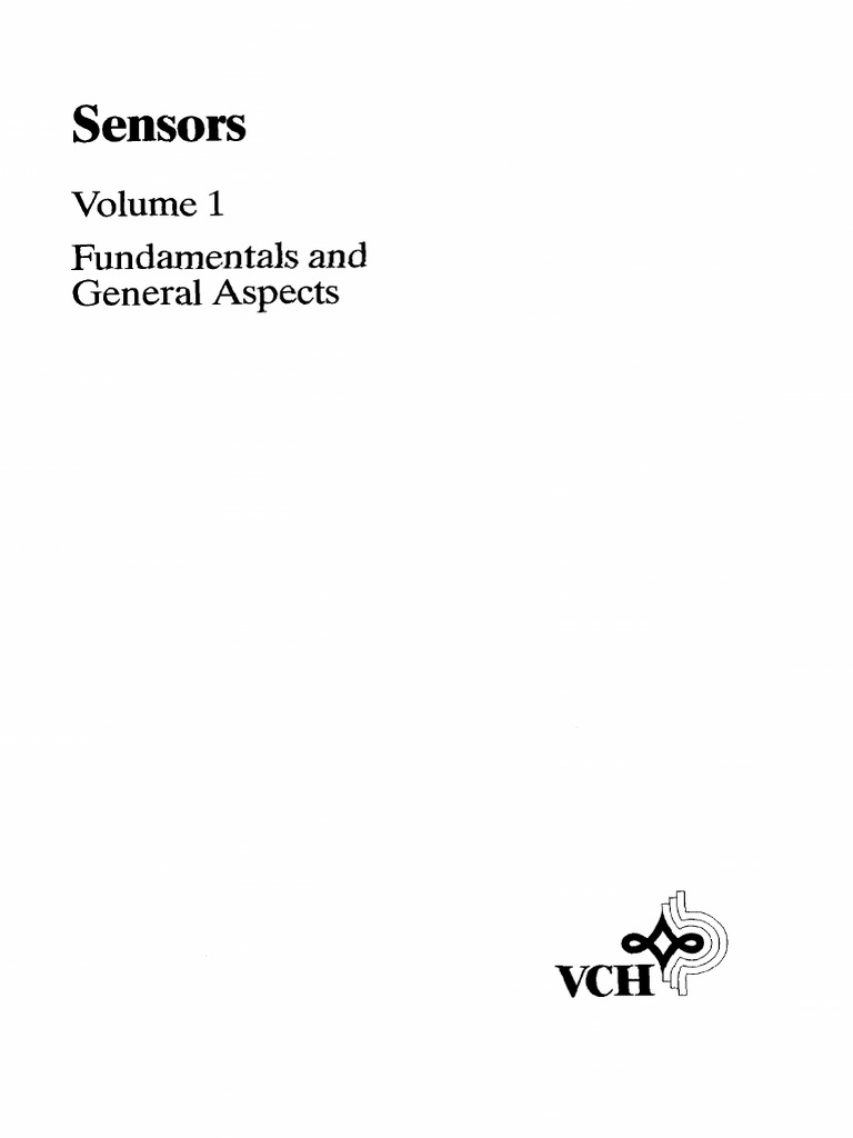 Sensors Fundamentals Volume 1 | PDF | Sensor | Measurement