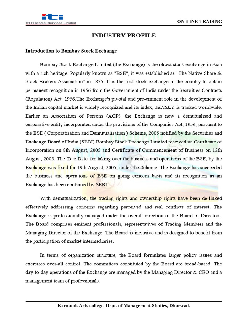 Final Pavi Project | PDF | Stocks | Securities (Finance)