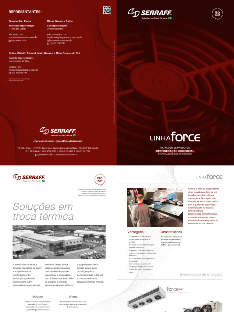 Catálogo Linha Force | PDF | Refrigeração | Ar condicionado