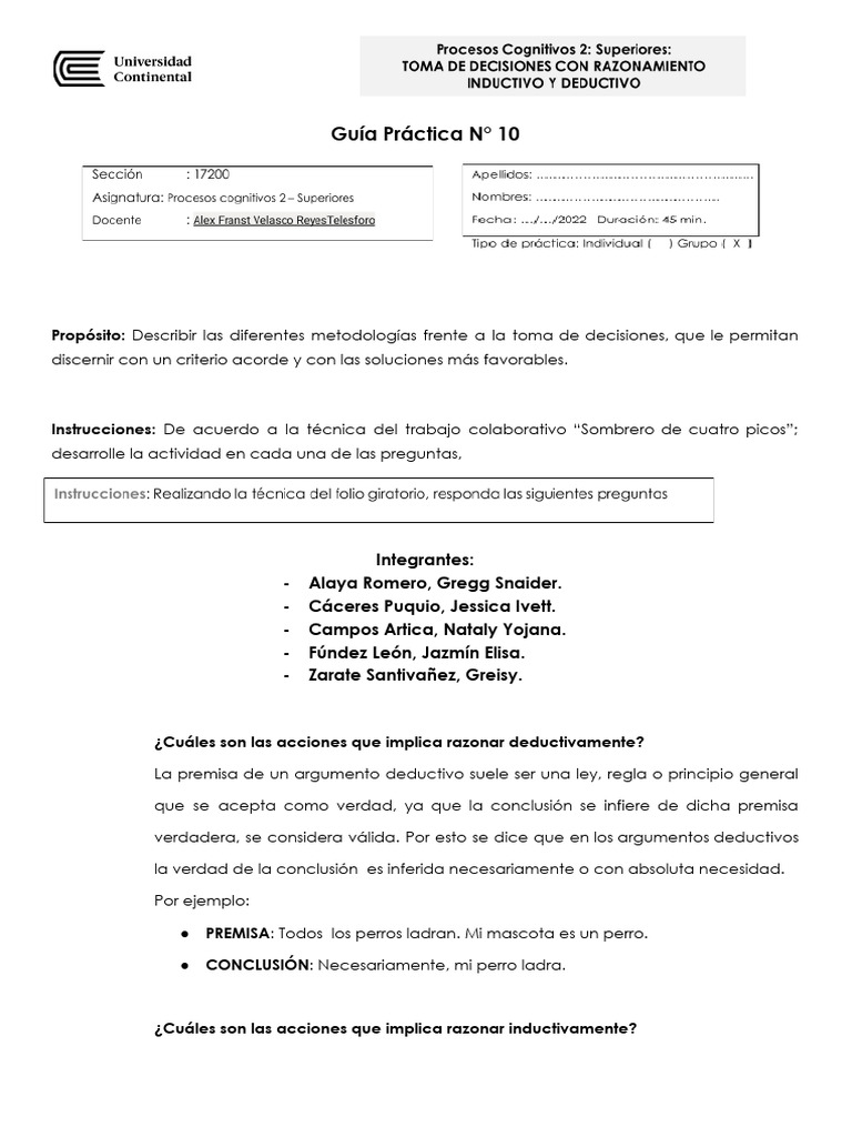 Guía Práctica N 10 | PDF