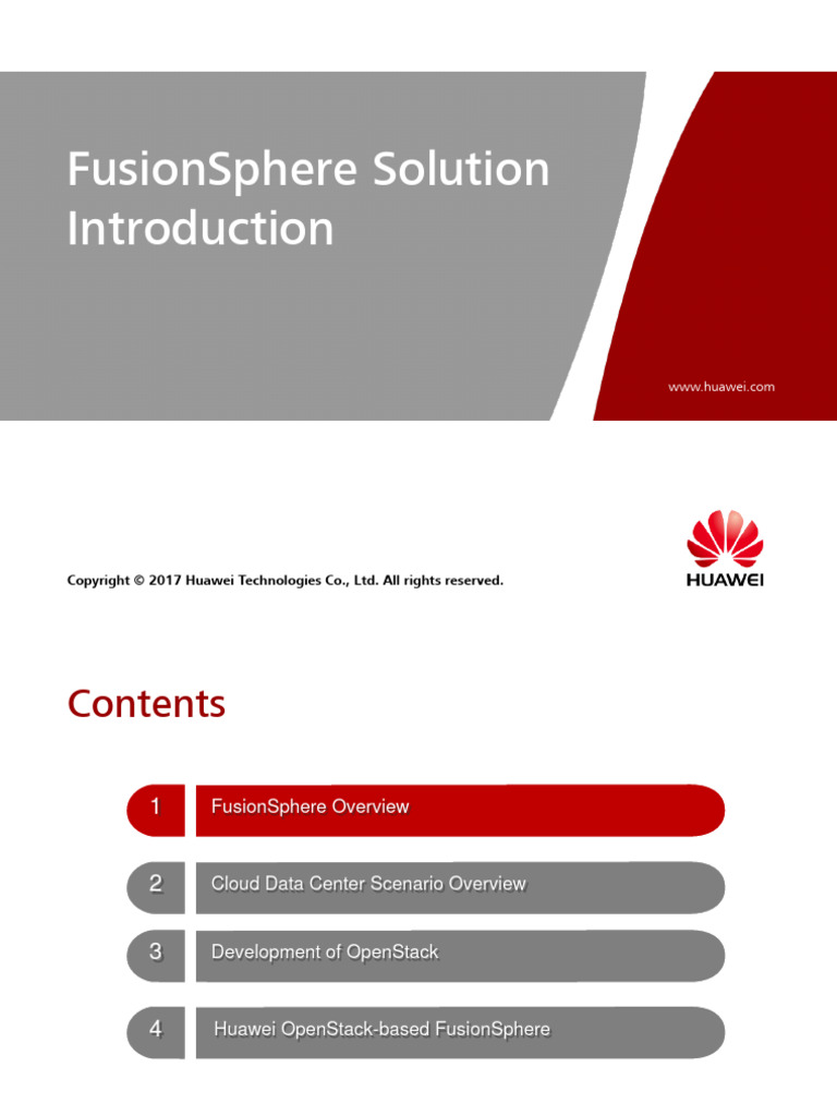 IYC01 FusionSphere Solution Introduction | PDF IYC01 FusionSphere Solution Introduction | PDF