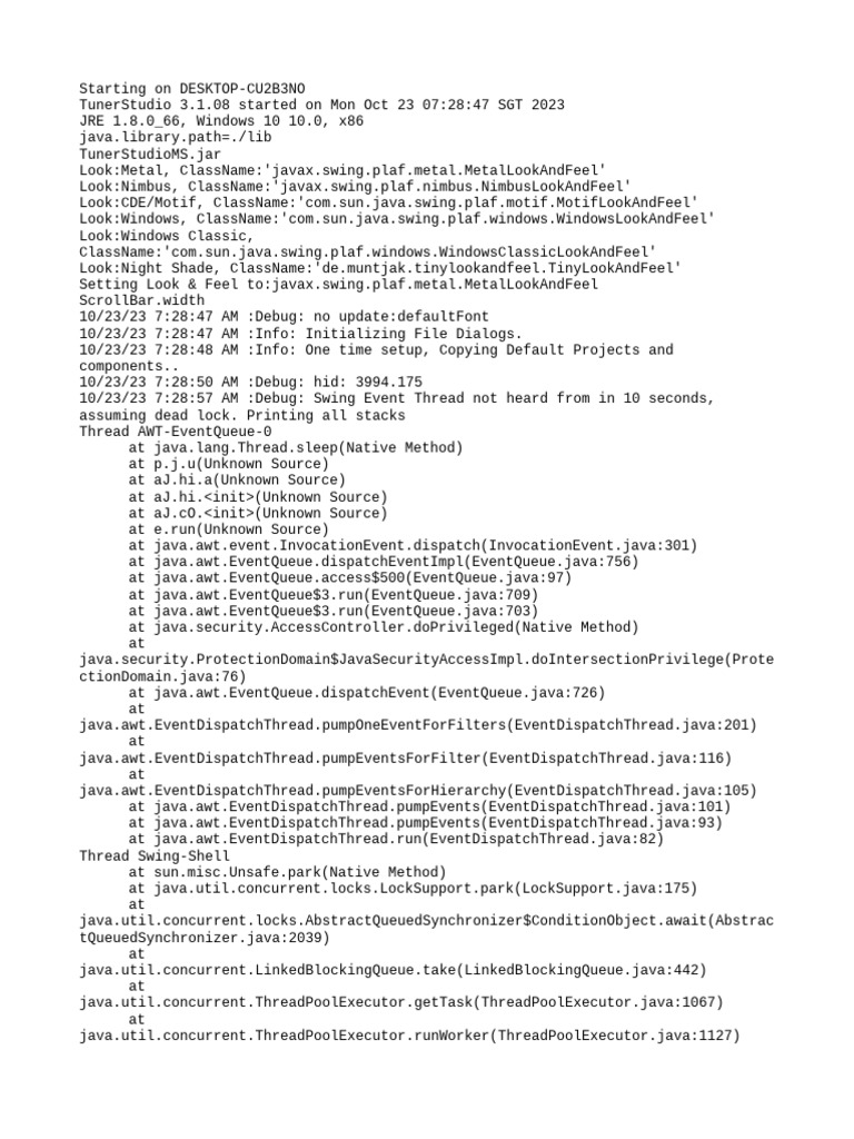 Tuner Studio App Debug | PDF | Windows 10 | Mobile App