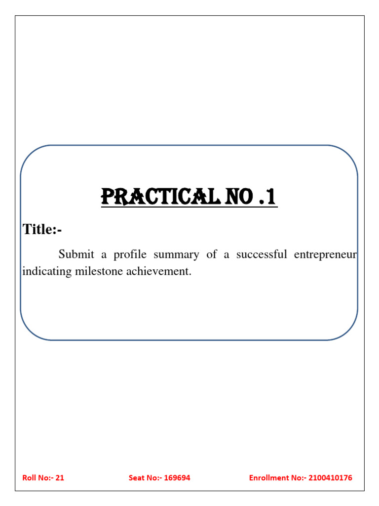 Practical of EDE | PDF