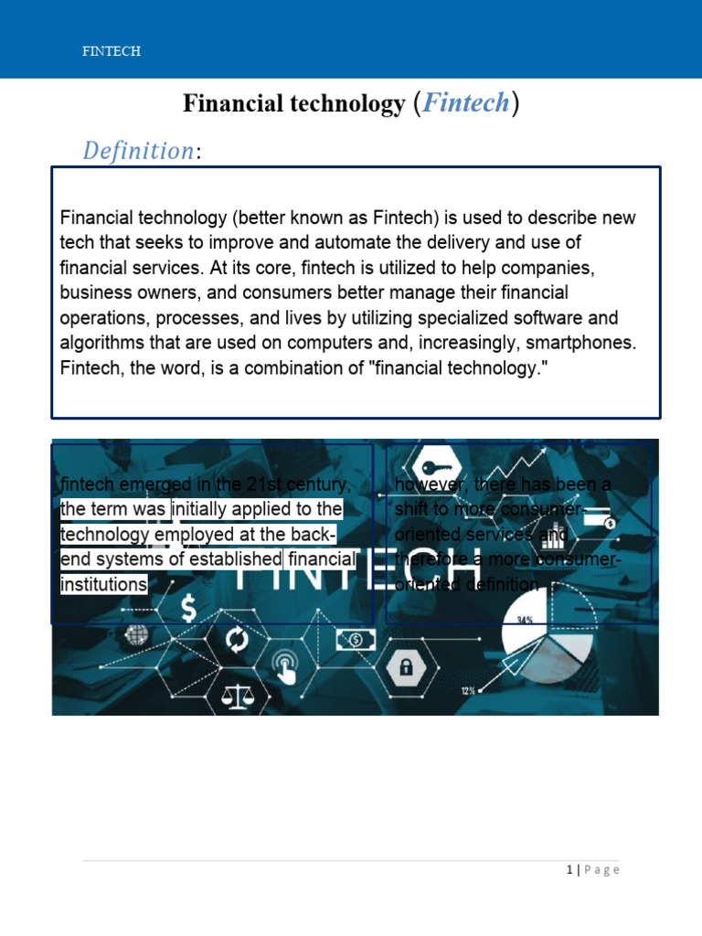 Financial Technology | PDF