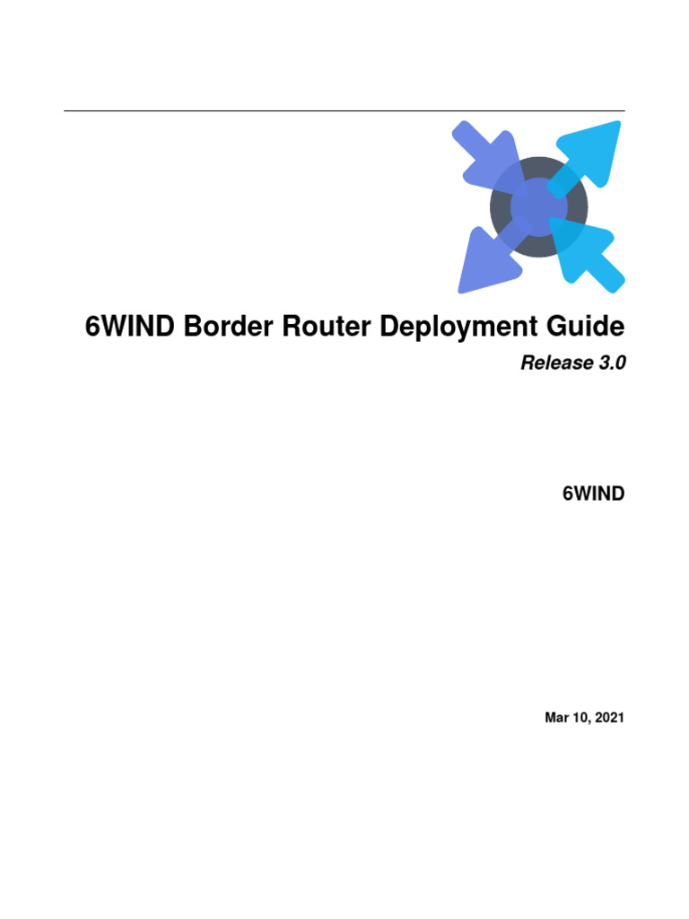 Border Router Deployment Guide | PDF | Router (Computing) | Routing