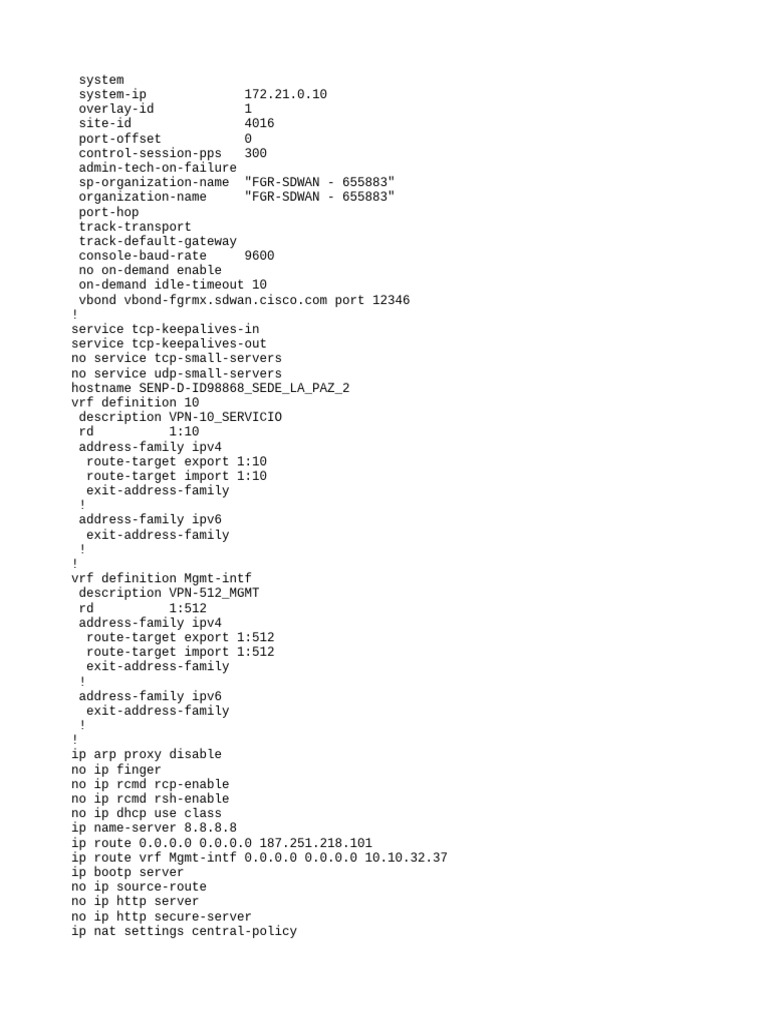 Senp D Id98868 Sede La Paz 2 Pdf Ip Address I Pv6