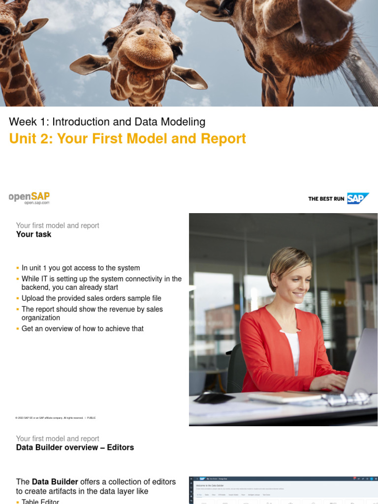 openSAP dsp1 Week 1 Unit 2 Report Presentation | PDF | Cloud Computing | Relational Database