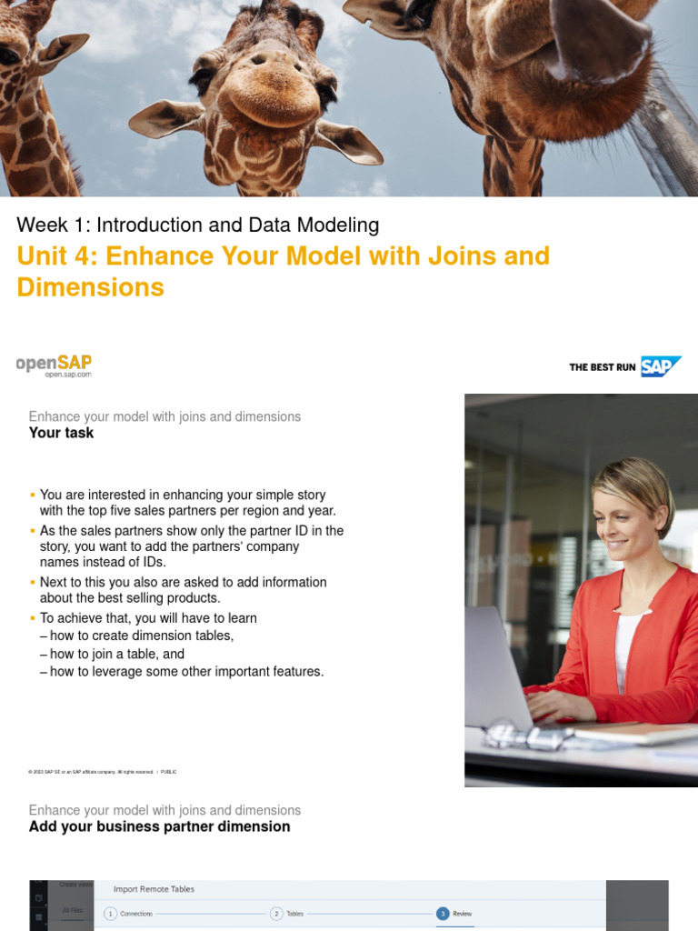 openSAP dsp1 Week 1 Unit 4 Joins Presentation | PDF | Replication (Computing) | Relational Database