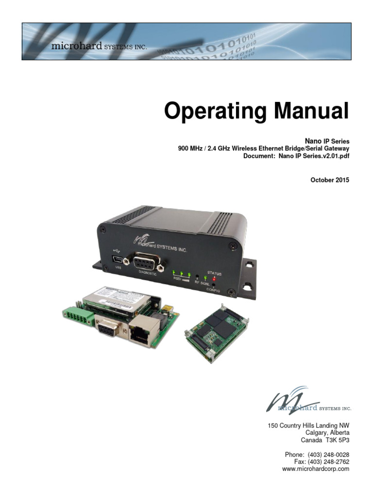 Nano IP Series Operating Manual.v2.01 | PDF | Damages | Ip Address
