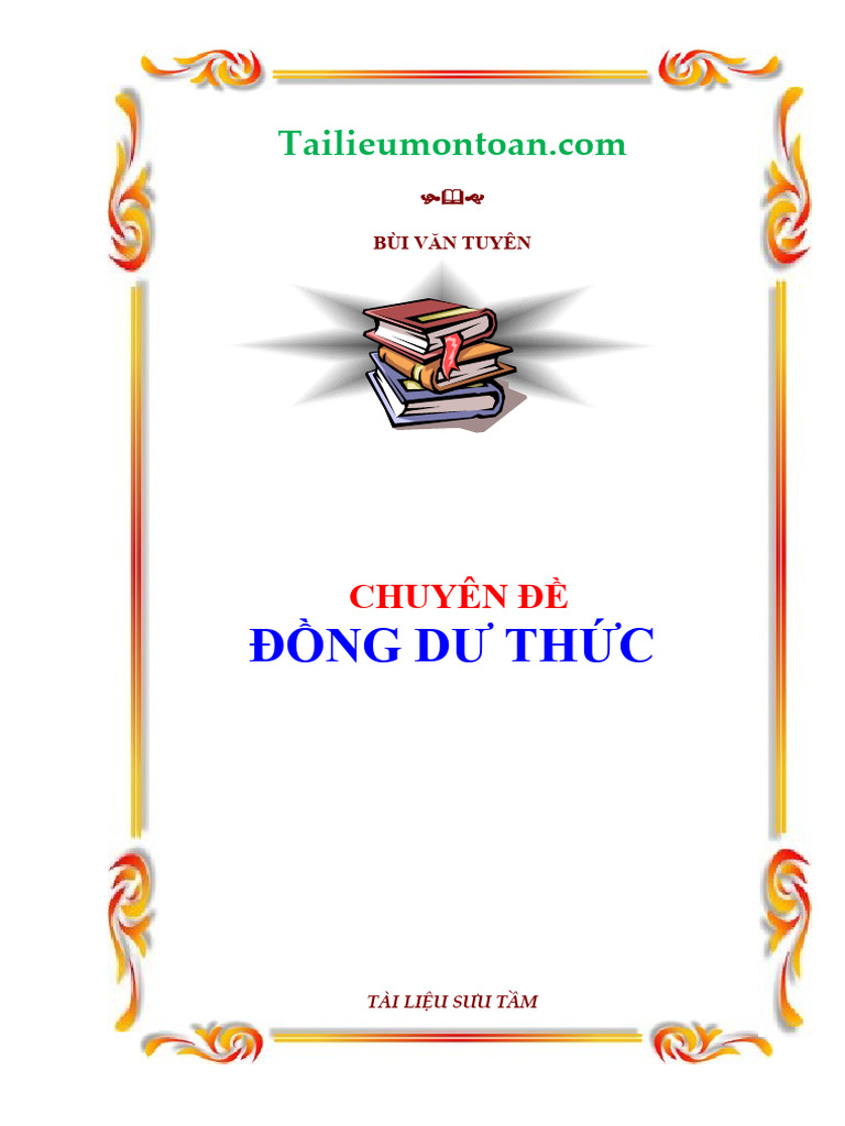 Chuyen de Dong Du Thuc | PDF