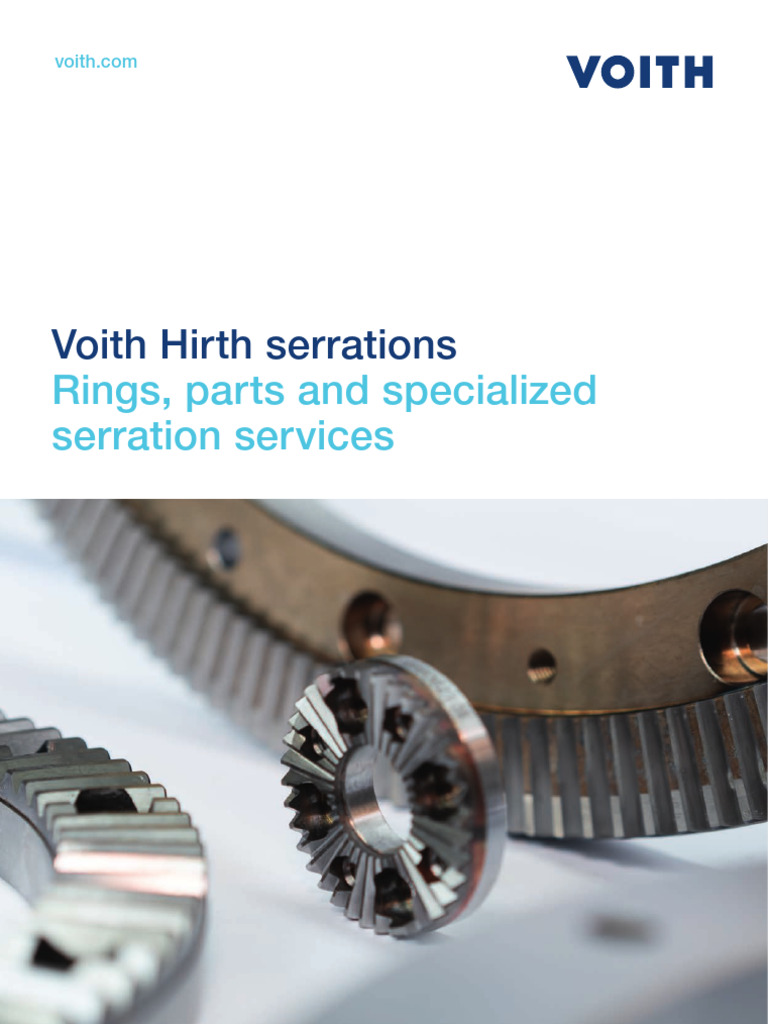 Voith Hirth Couplings Catalogue | PDF | Mechanical Engineering | Mechanics